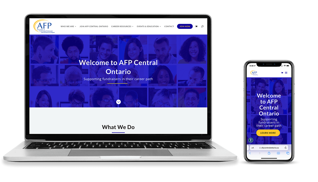 AFP Central Ontario New Website | Digital Giants